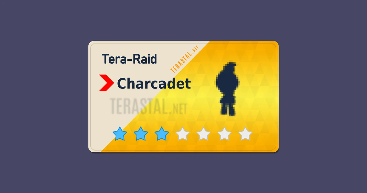 Tera Raid Charcadet 1 Star Ground Counter and Guide — Terastal Calculator