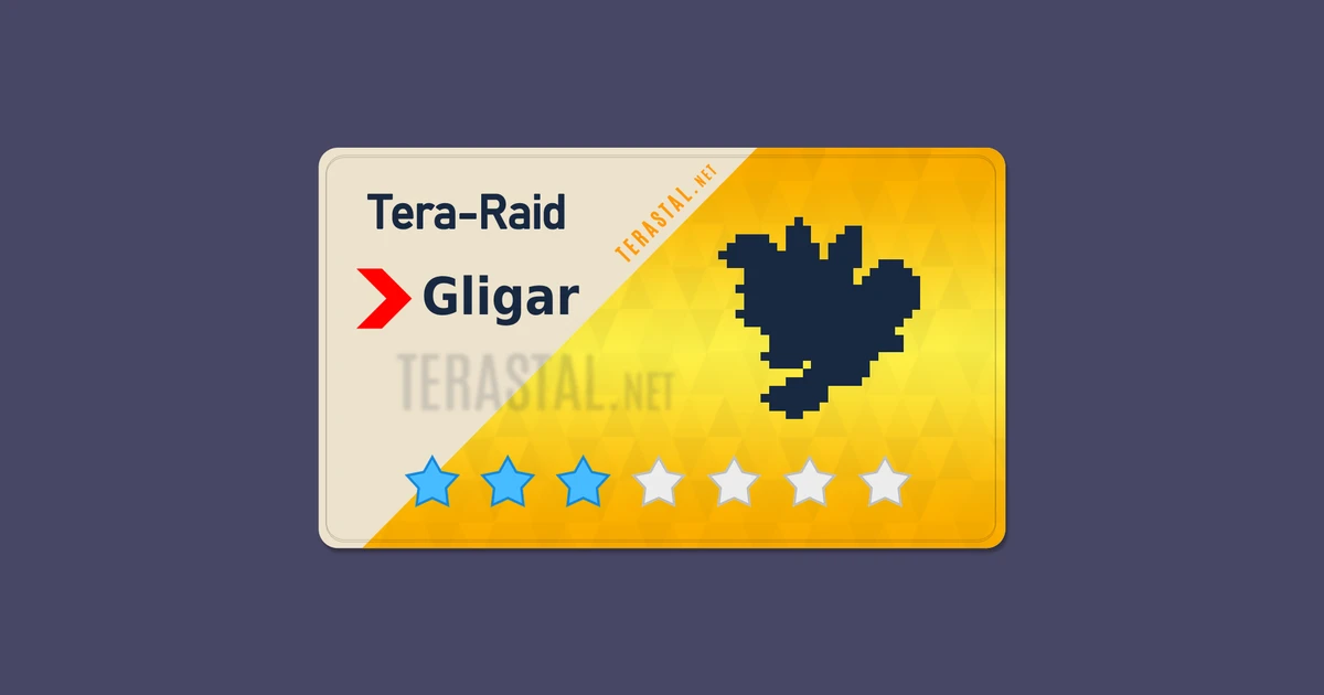 Tera Raid Gligar 3 Star Counter and Guide — Terastal Calculator