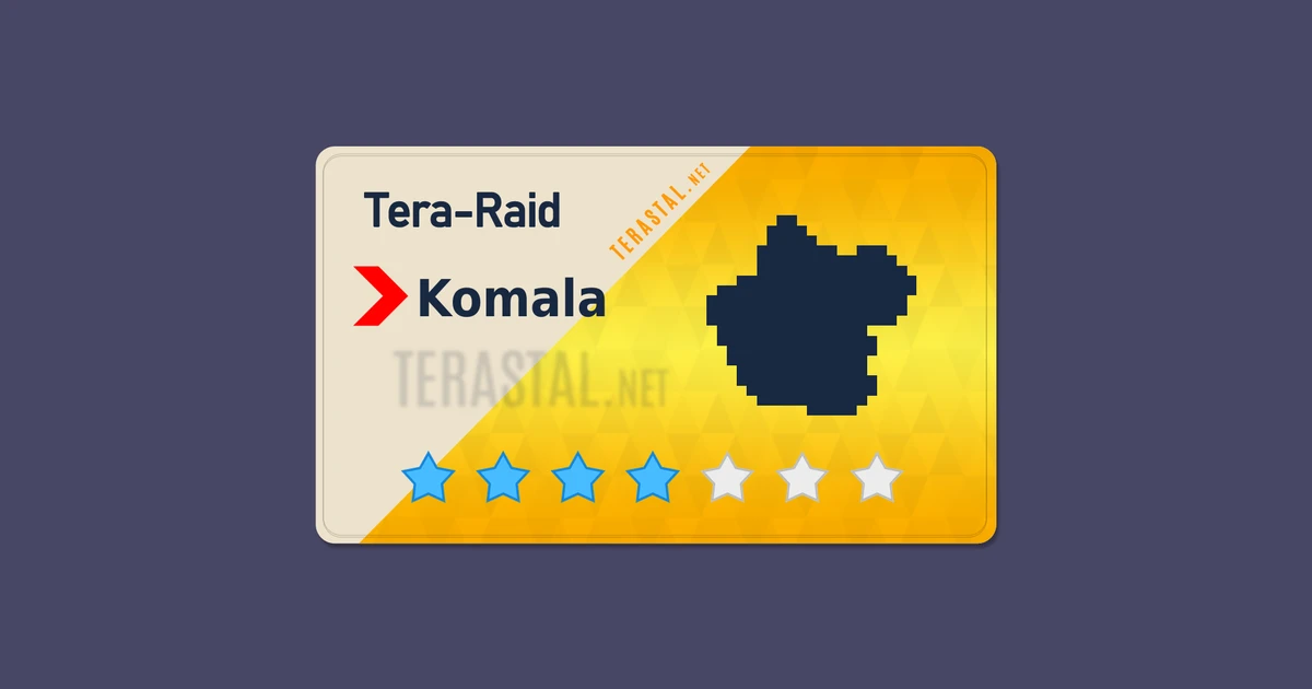 Tera Raid Komala 4 Star Grass Counter and Guide — Terastal Calculator