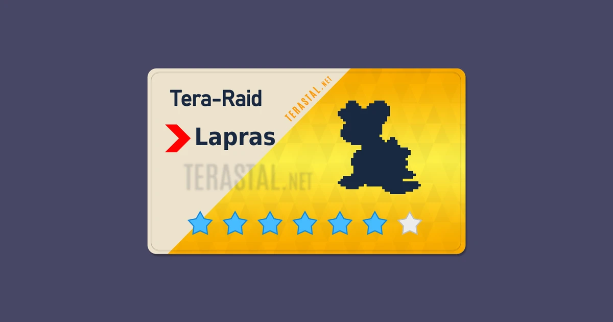 Tera Raid Lapras Poison Counter and Guide — Terastal Calculator