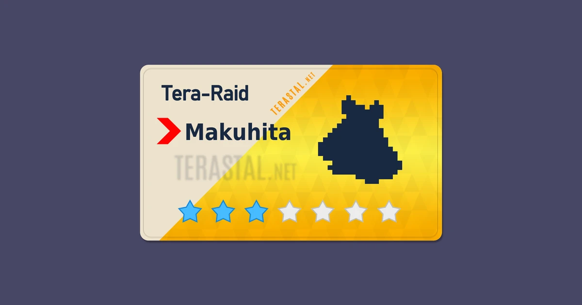 Tera Raid Makuhita Grass Counter and Guide — Terastal Calculator