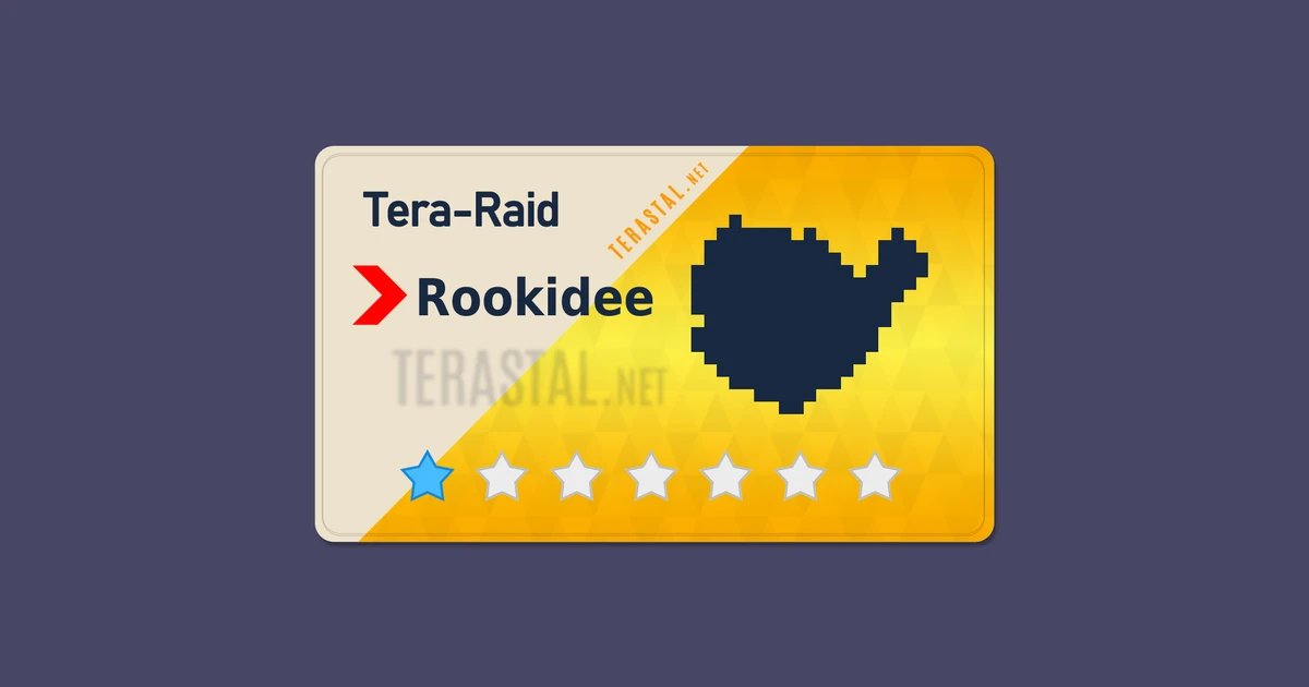 Tera Raid Rookidee 1 Star Dragon Counter and Guide — Terastal Calculator