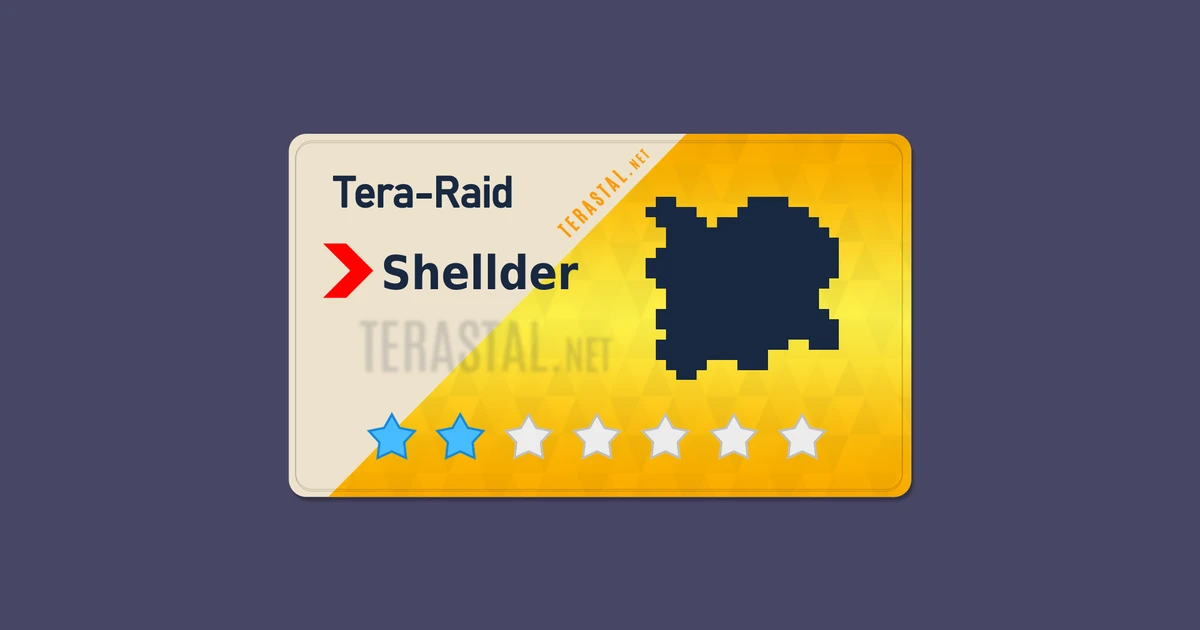 Tera Raid Shellder Counter and Guide — Terastal Calculator